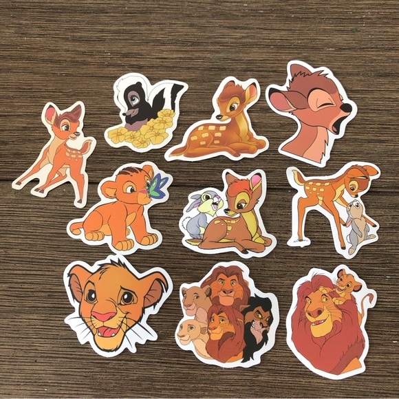 Disney | Office | Disney Sticker Pack The Lion King And Bambi | Poshmark